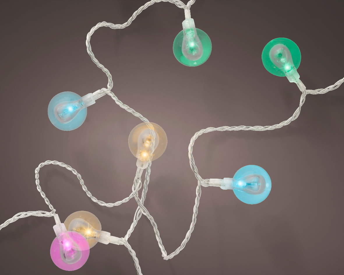 Luminite decorative - 60 LED Multicolored Cherry Lights 8 Functions ...