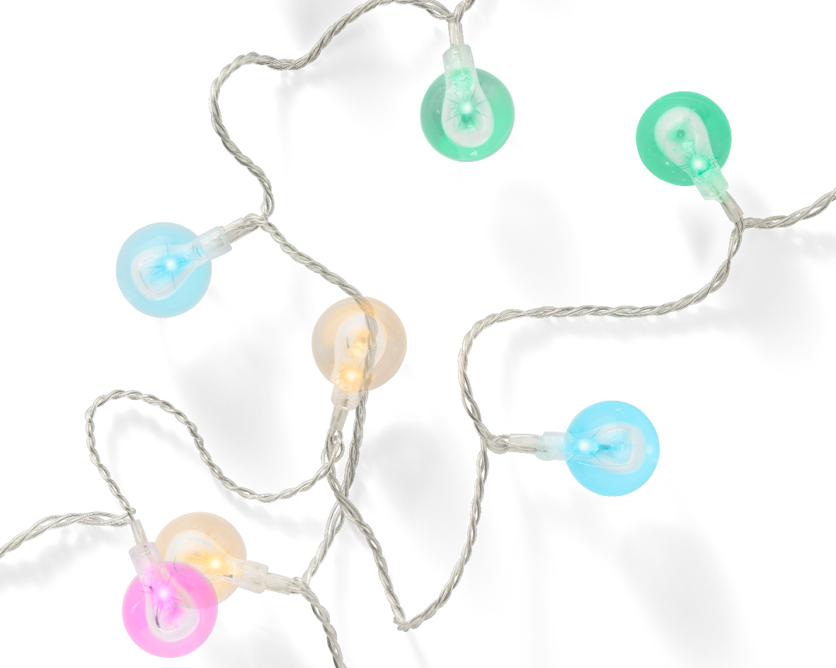 Luminite decorative - 60 LED Multicolored Cherry Lights 8 Functions ...