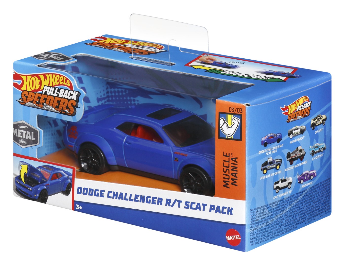 Masina metalica - Dodge Challenger R/T Scat Pack - Mattel