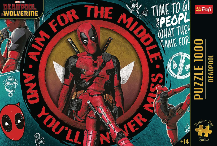 Puzzle 1000 piese - Deadpool si Wolverine - Trefl