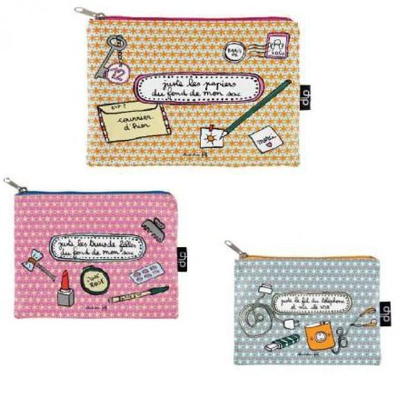 Set de 3 gentute multicolorate - Derriere la porte