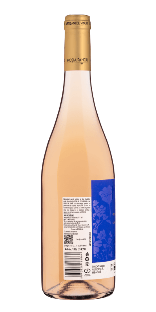Vin rose - Apus de soare - Pinot Noir & Feteasca Neagra, sec - Mosia Panciu