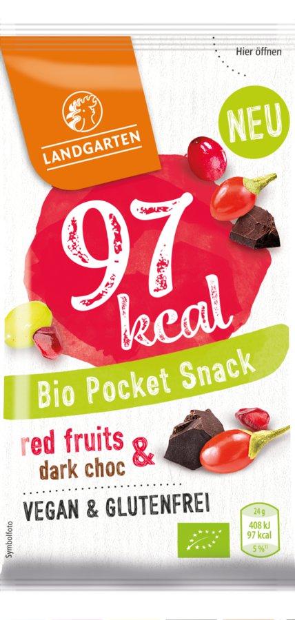 Fructe rosi in ciocolata neagra - Landgarten