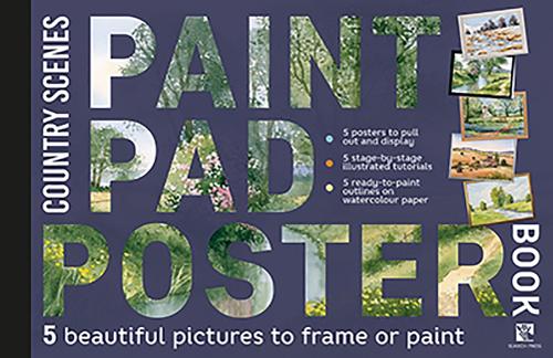 Paint Pad Poster Book: Country Scenes - Various