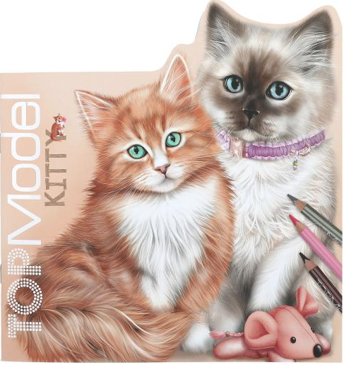 Carte de colorat Top Model - Kitty