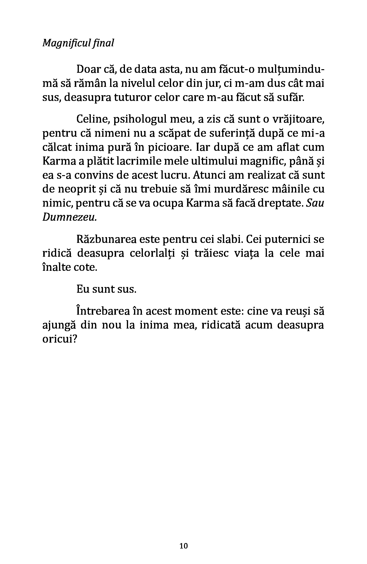 Magnificul final - Hanna Lee