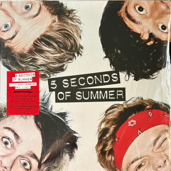 5 Seconds Of Summer - Red Translucent Vinyl - 5 Seconds Of Summer