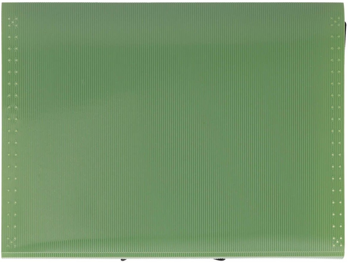 Mapa A4 Strigo, cu 13 separatoare - Verde inchis - Strigo