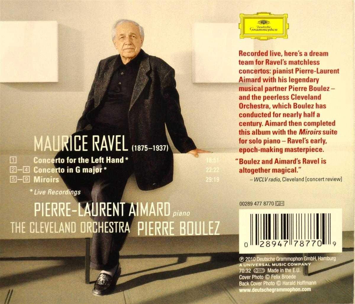 Ravel: Piano Concertos - Maurice Ravel, Pierre Boulez, Pierre-Laurent Aimard, The Cleveland ...
