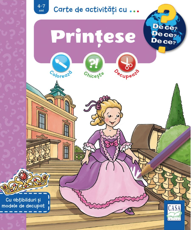 Carte de activitati cu .... Printese - Dominique Conte