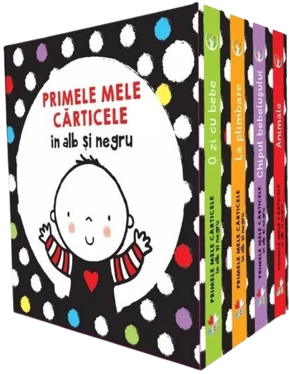 Primele mele carticele in alb si negru - Set