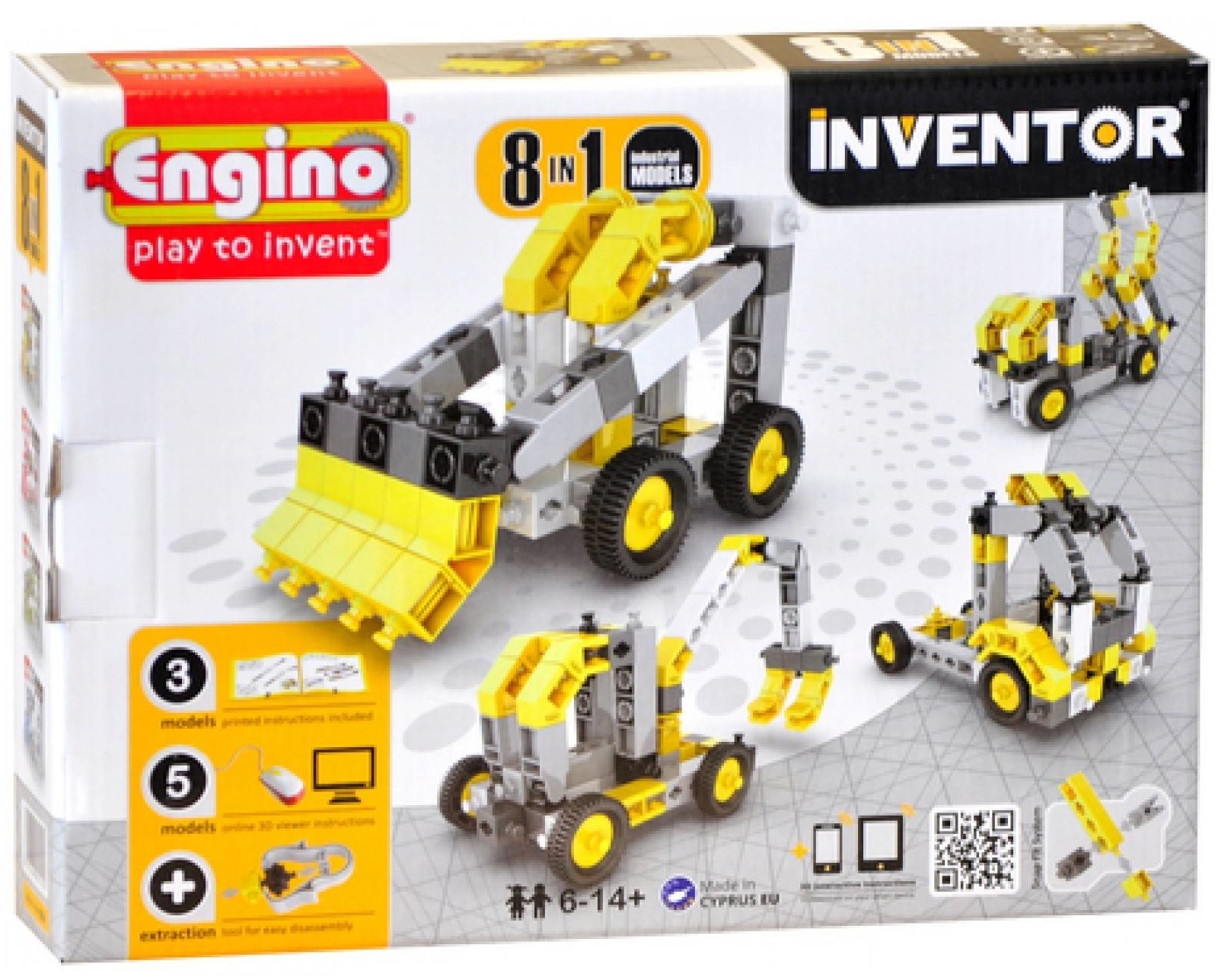 Set de constructie Inventor - 8 in 1 Industrial - Engino