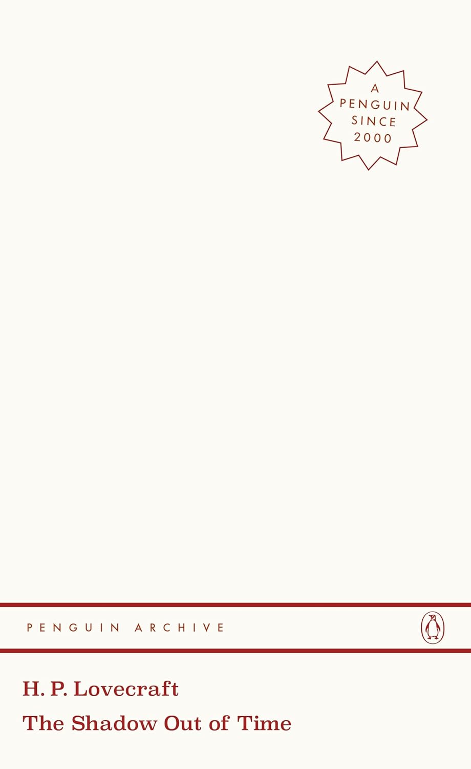 The Shadow out of Time - H.P. Lovecraft