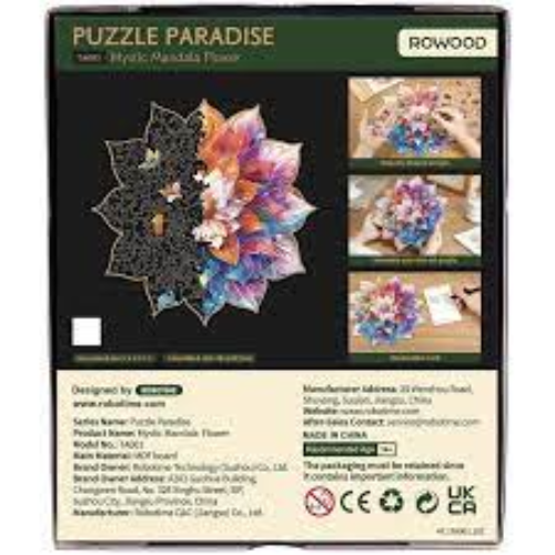 Puzzle clasic - Mandala floare mistica - Rowood