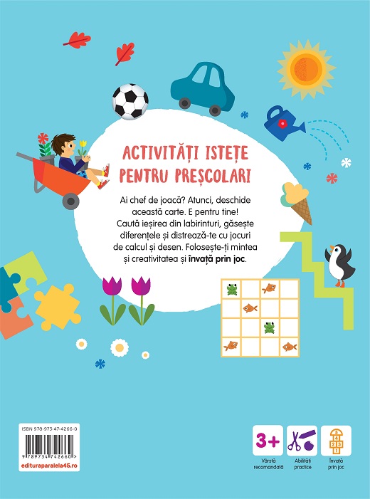 Activitati istete pentru prescolari (3 ani +)