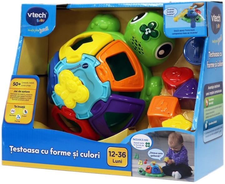 Jucarie interactiva - Testoasa cu forme si culori - Vtech