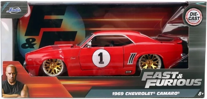 Masinuta metalica Fast and Furious - Chevrolet Camaro, 1:24 - Jada Toys