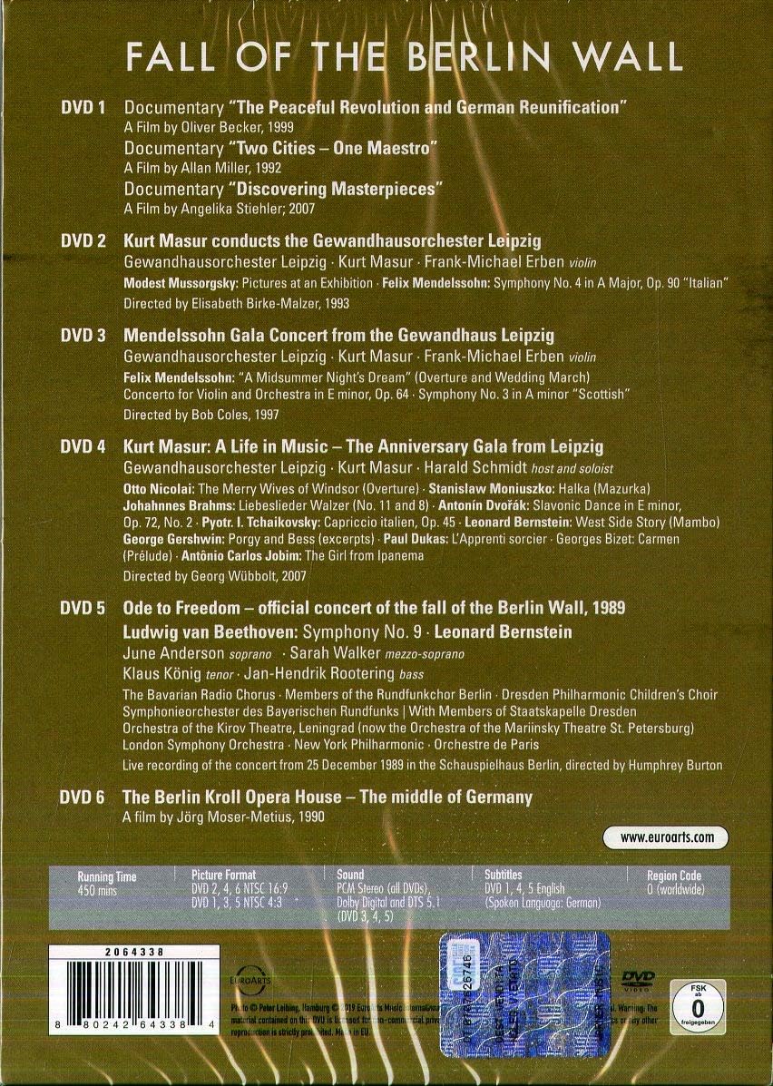 Fall of the Berlin Wall (DVD) - June Anderson, Sarah Walker, Klaus ...