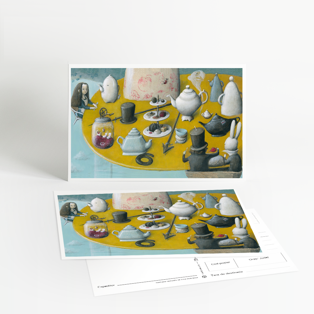 Carte postala Tea party - Irina Dobrescu