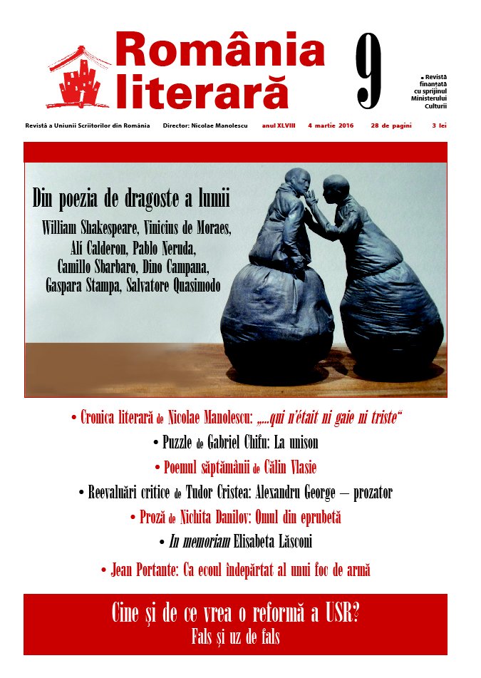 Revista Romania Literara Nr. 9/2016