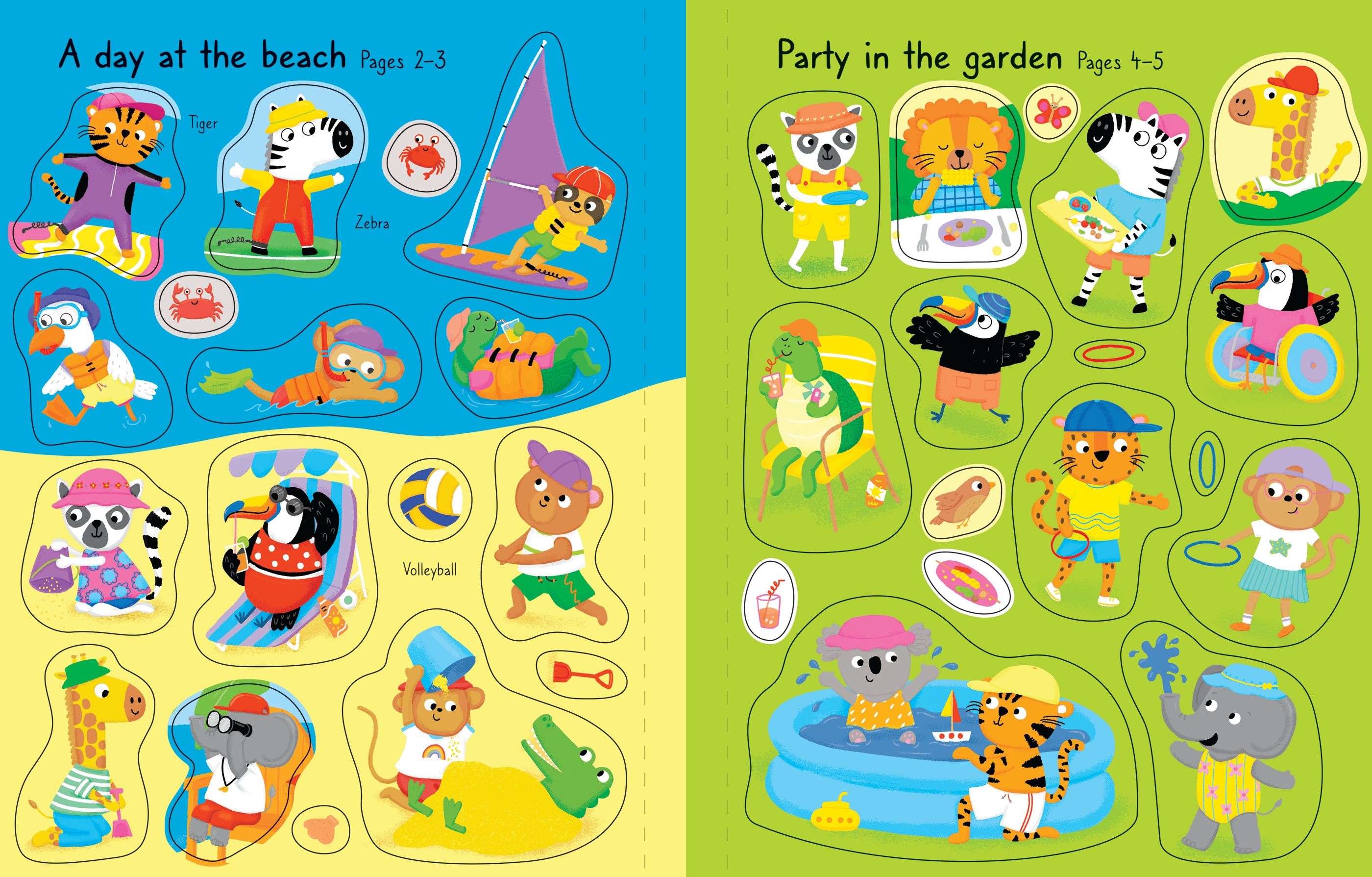 First Sticker Book Summer - Felicity Brooks