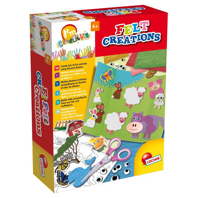 Set Lisciani - I'm Creative - cu componente textile - Lisciani