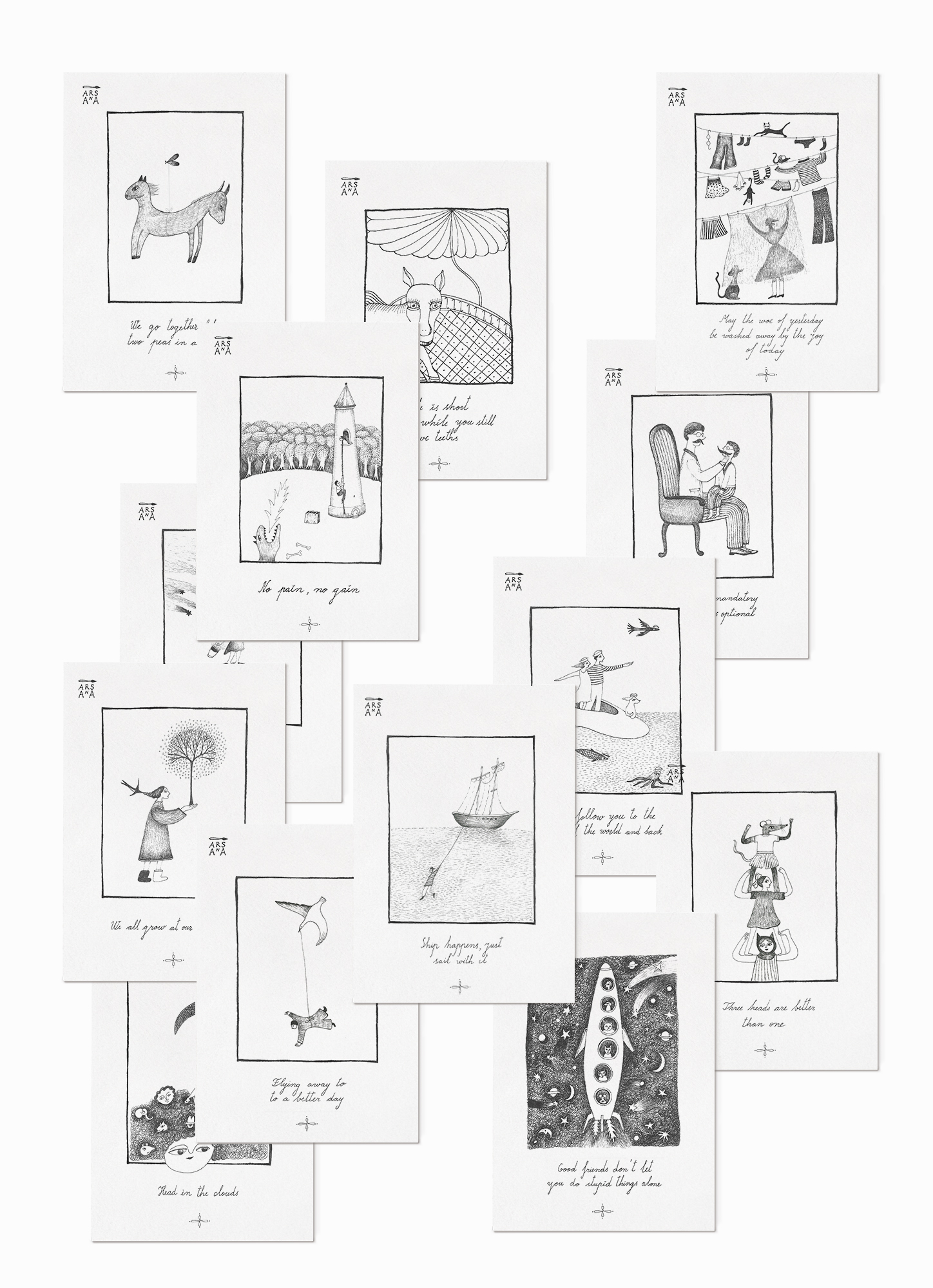 Carte postala - Time flies by - Ars Ana