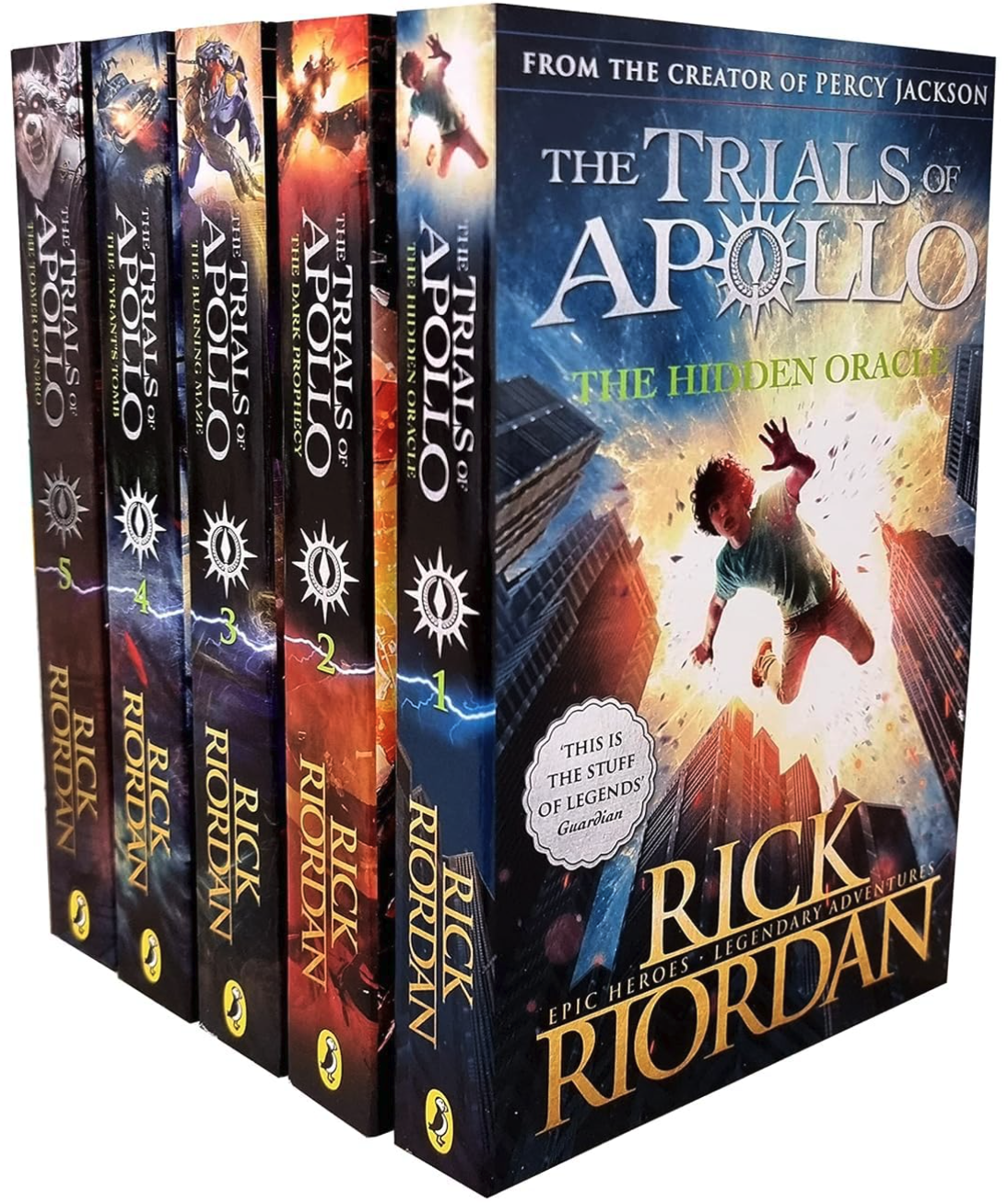 The Trials of Apollo (5 Book Collection Set) - Rick Riordan