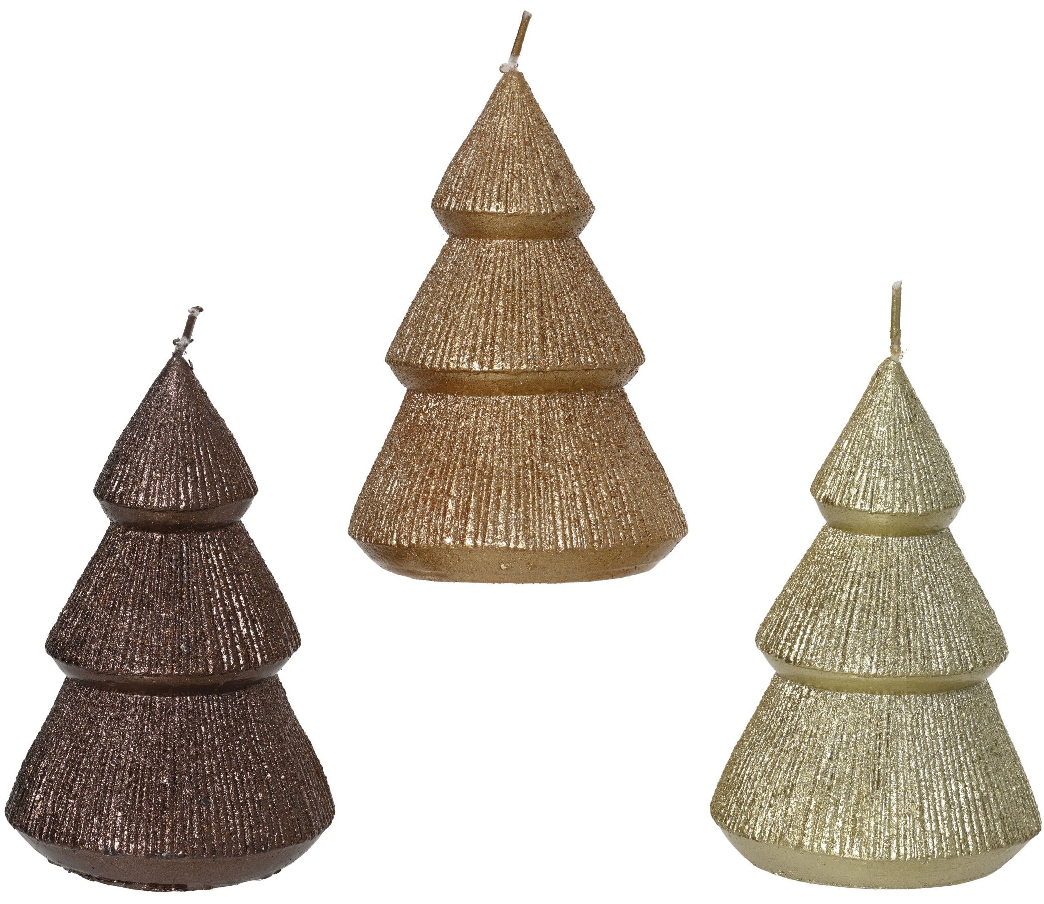 Lumanare decorativa - Tree Metalic and Glitter (mai multe culori, pret ...