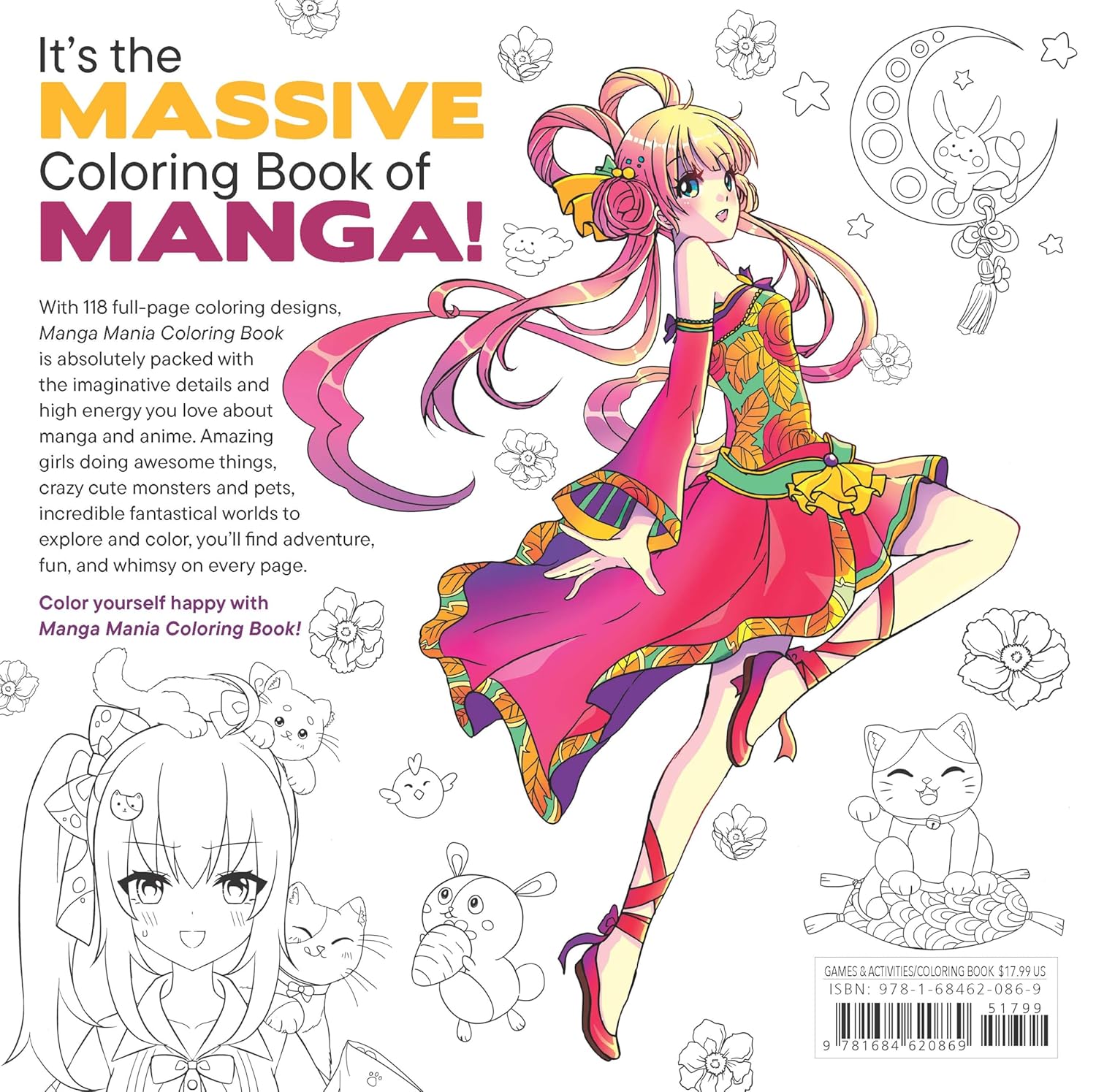 Manga Mania Coloring Book - Christopher Hart