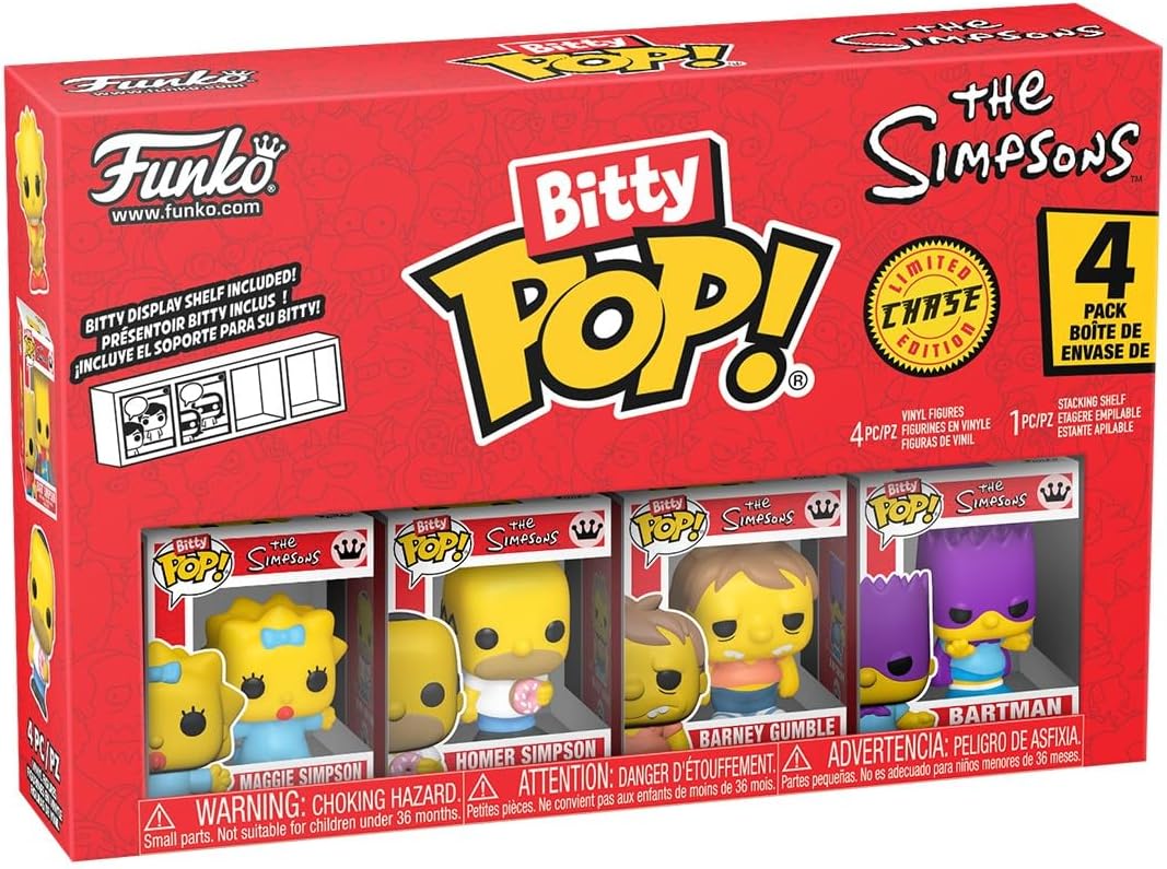 Set 4 figurine - Funko Pop! Bitty - The Simpsons - Maggie Simpson ...
