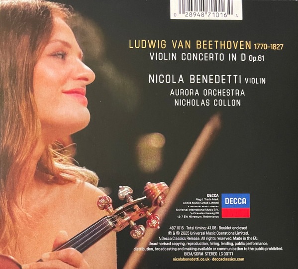 Violin Concerto - Nicola Benedetti, Nicholas Collon, Aurora Orchestra ...