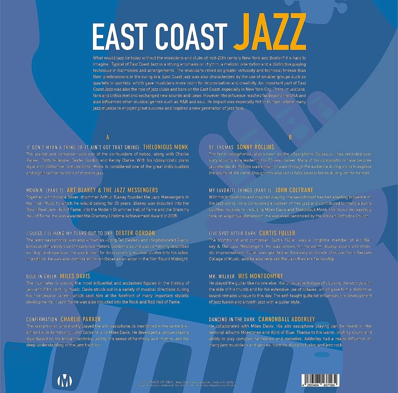 East Coast Jazz - Vinyl - Various Artists