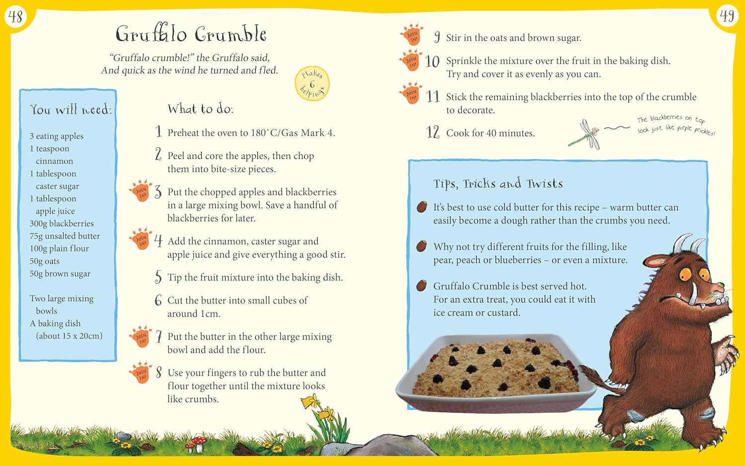 Gruffalo Crumble and Other Recipes - Julia Donaldson