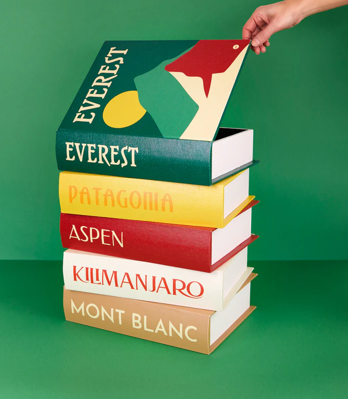 Masa - Mountains Book Stack Side Table - Balvi