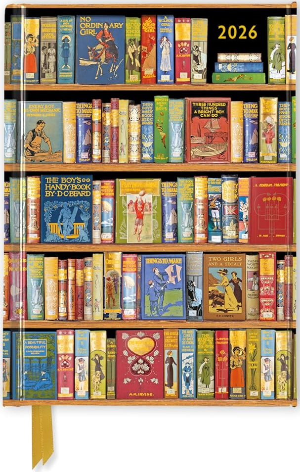 Agenda 2026 - Bodleian Libraries: Bookshelves - Flame Tree Calendars