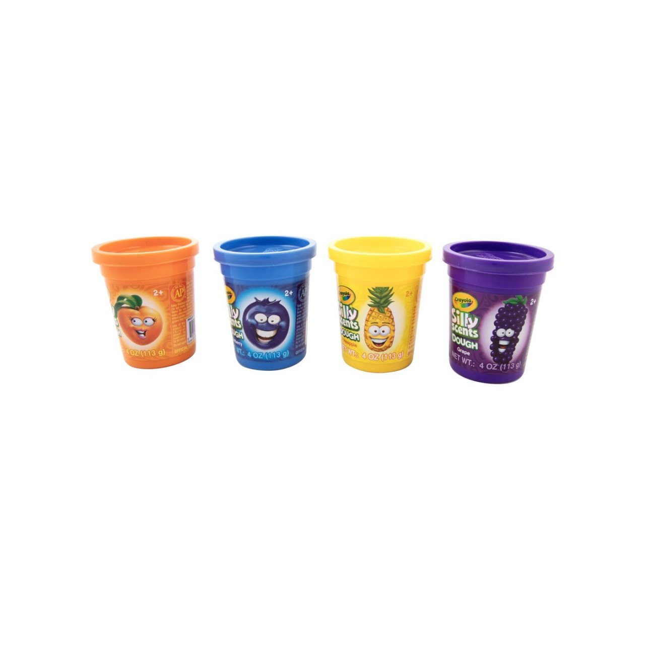 Set 4 borcanase cu plastilina parfumata - Silly Scents Dough - Crayola