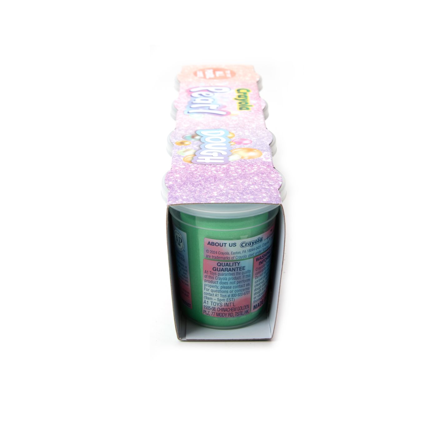 Set 4 borcanase cu plastelina sidefata - Pearl - Crayola