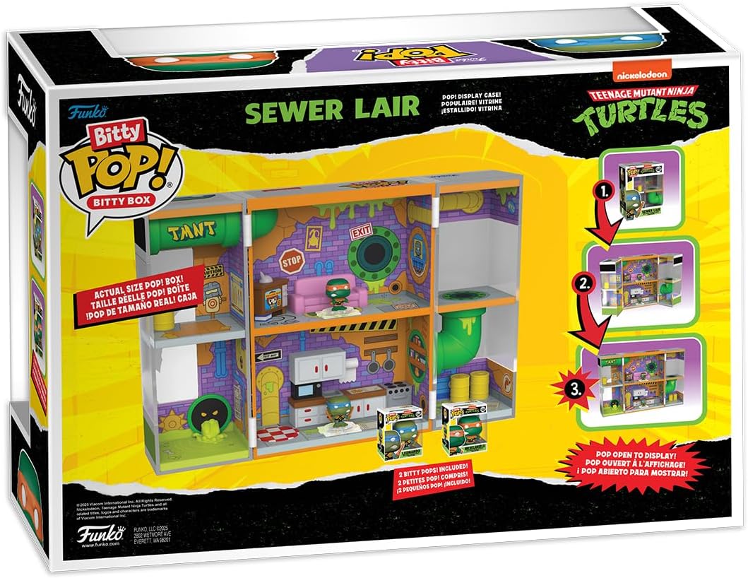 Set figurine Teenage Mutant Ninja Turtles Sewer Lair Playset - Funko