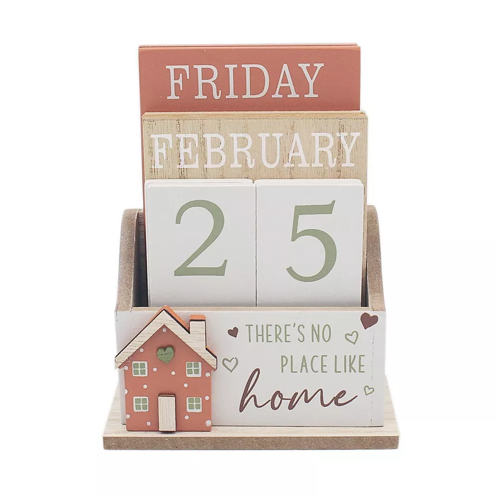 Calendar perpetuu - Wooden Block - Lesser & Pavey