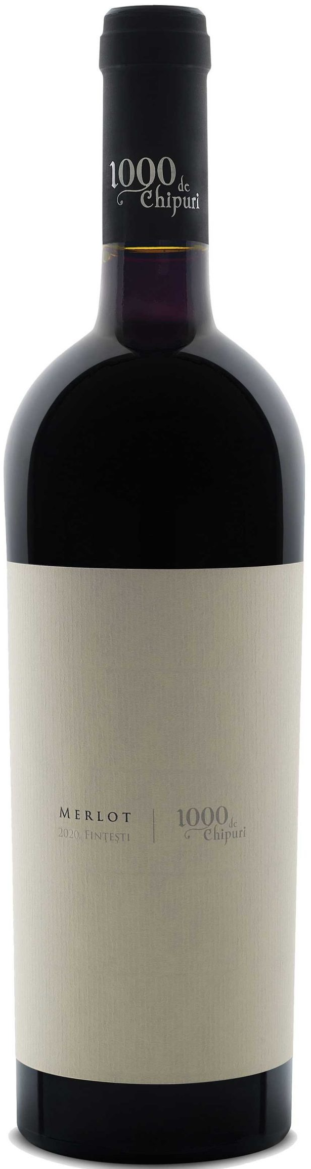 Vin rosu - 1000 de Chipuri - Merlot, sec, 2020 - 1000 de Chipuri