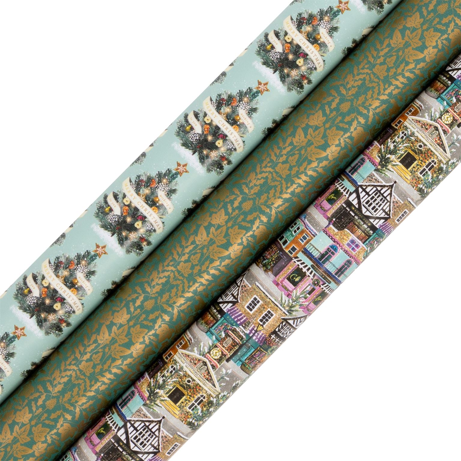 Hartie de impachetat - Divine December (3 modele - pret pe bucata) - Glick