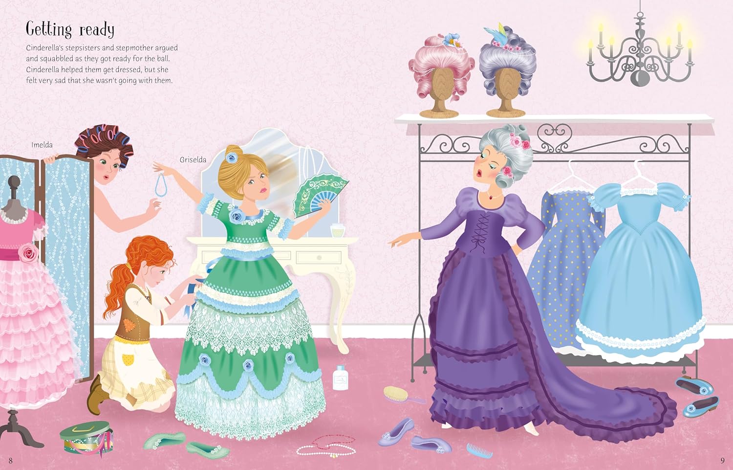 Sticker Dolly Dressing Cinderella - Fiona Watt