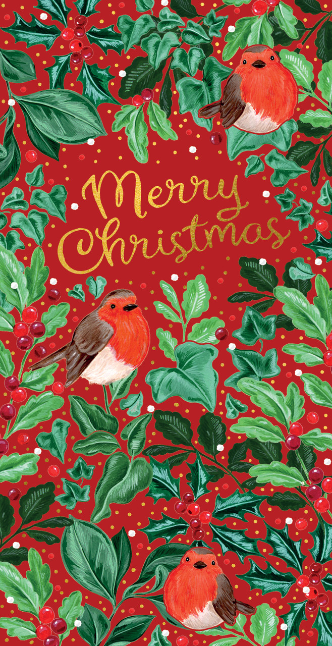 Felicitare - Merry Christmas - Robin & Ivy - The Art File