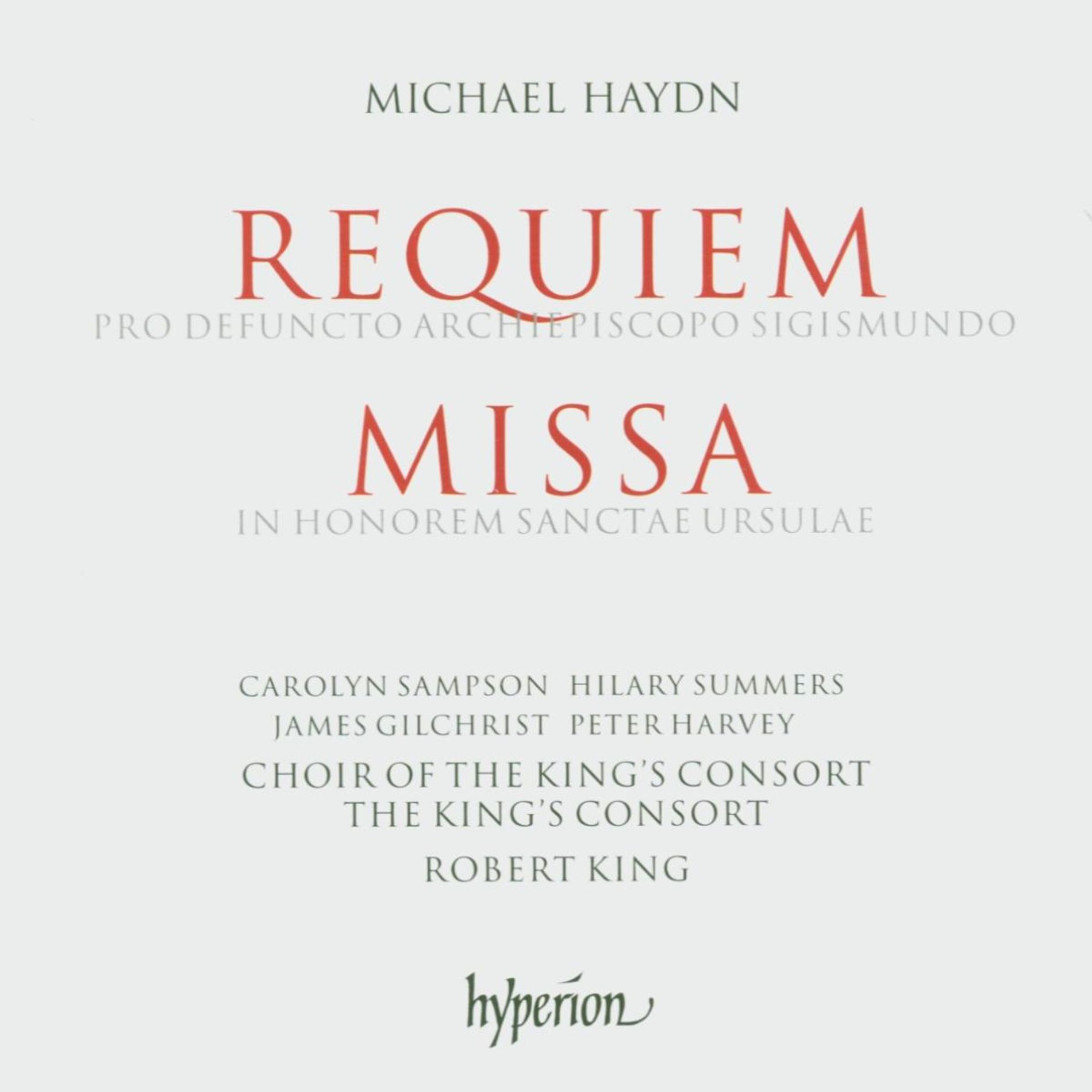 Requiem (Pro Defuncto Archiepiscopo Sigismundo) / Missa (In Honorem ...