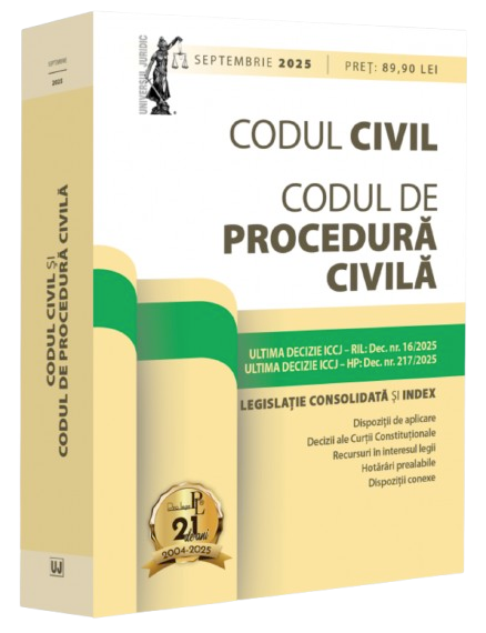 Codul civil si Codul de procedura civila (septembrie 2025) - Dan Lupascu