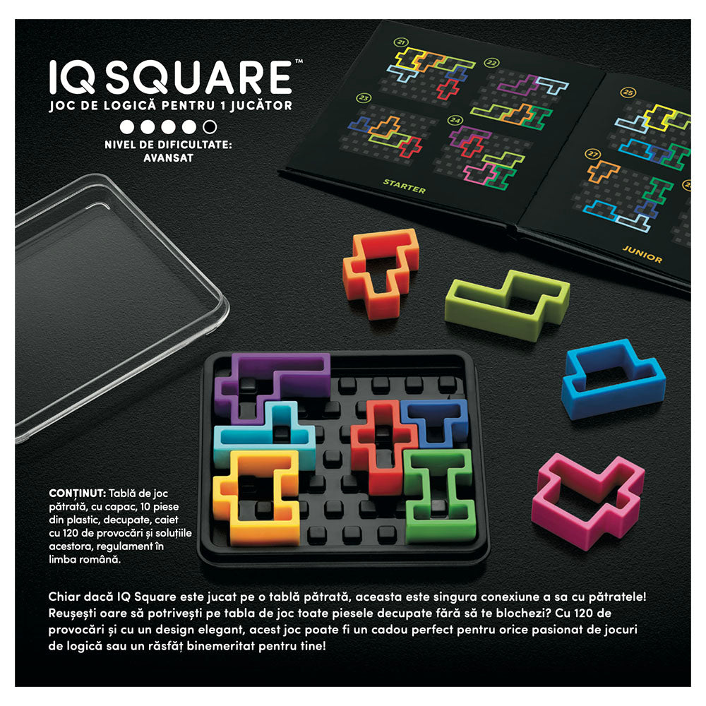Joc de logica - IQ Square Deluxe, RO - Smart Games