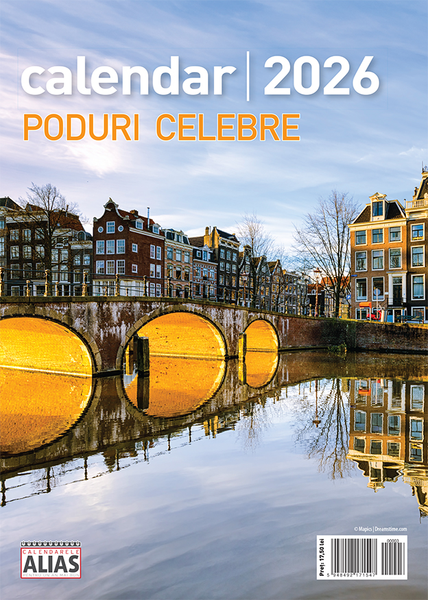 Calendar 2026 - Poduri celebre - Alias Publishing