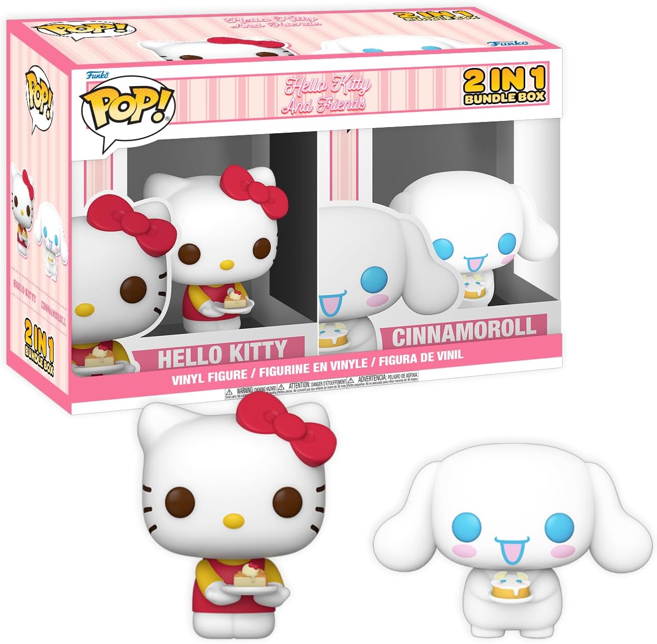 Set 2 figurine Hello Kitty & Cinnamoroll - Hello Kitty & Friends - Pop ...