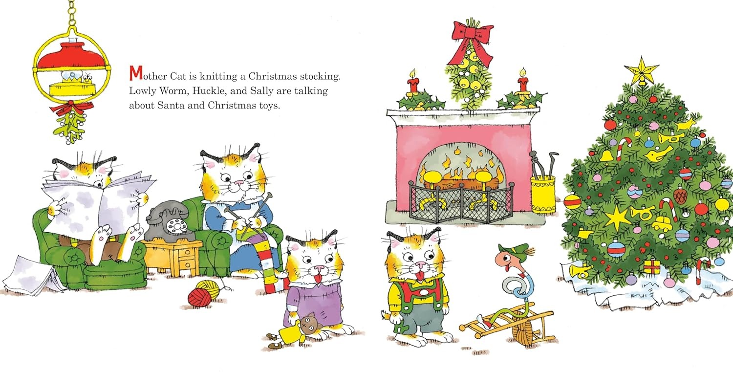 Richard Scarry's Lowly Worm Saves Christmas! - Richard Scarry